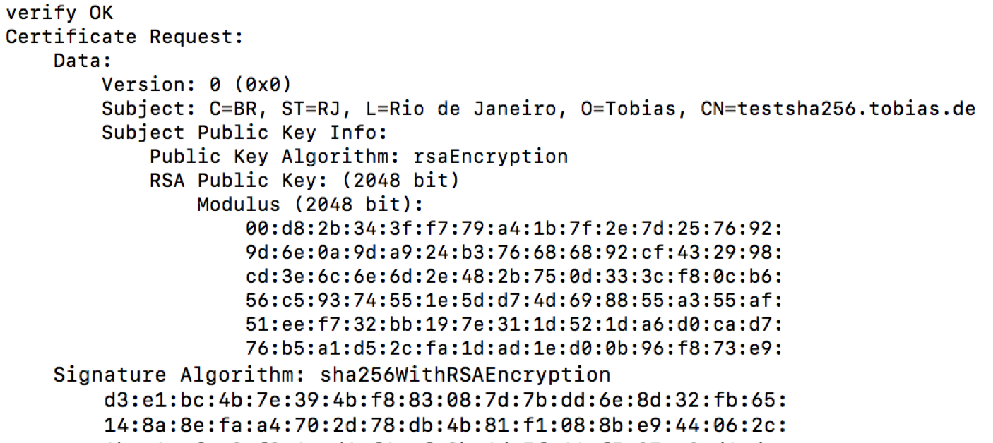 OpenSSL CA to sign CSR with SHA256 - Sign CSR issued with SHA-256 | It ...