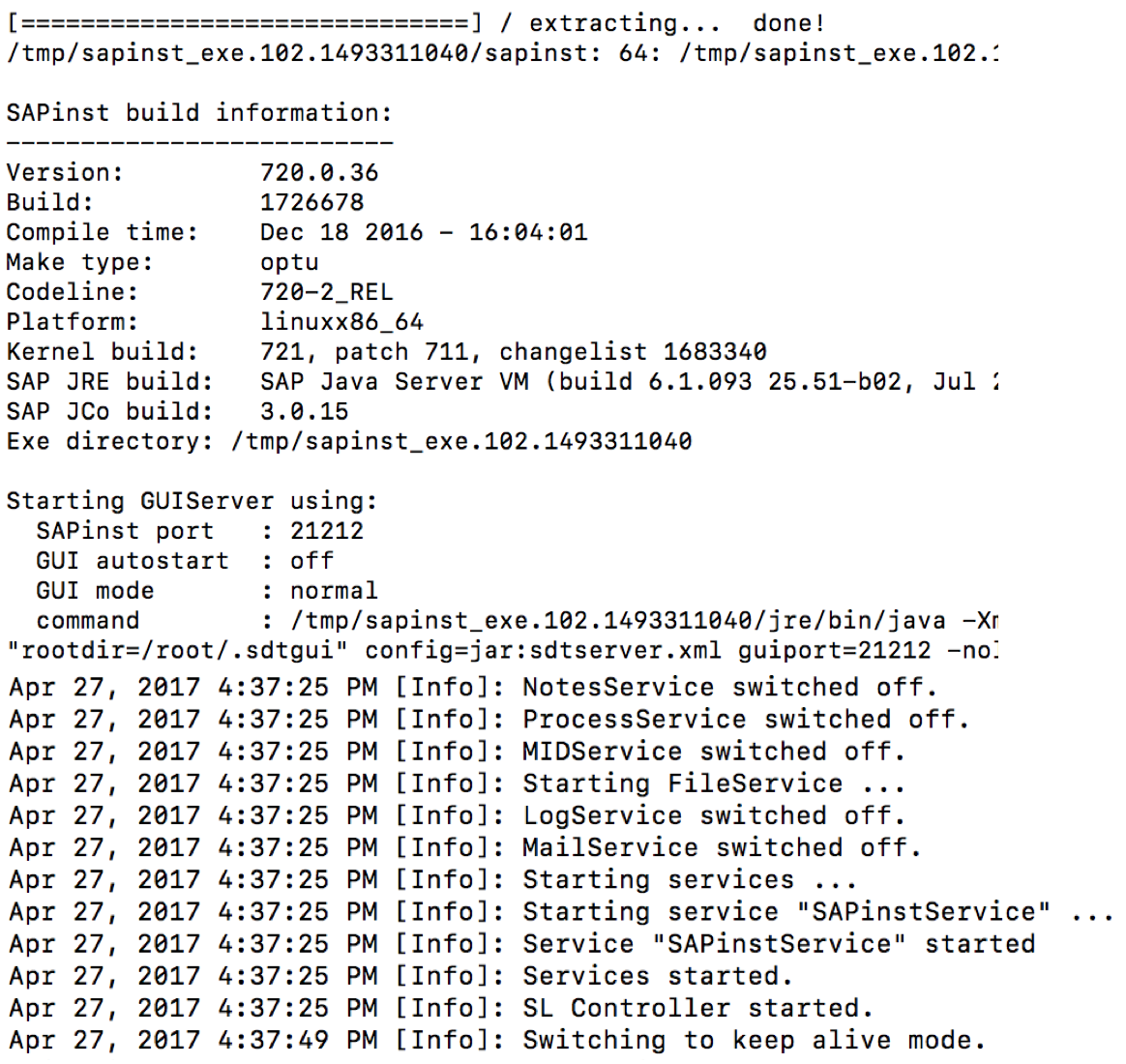 SAPInst error java.net.InetAddress.getHostAddress | It's full of stars!