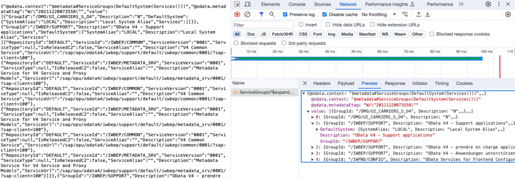 OData V4 service group is not published | It's full of stars!